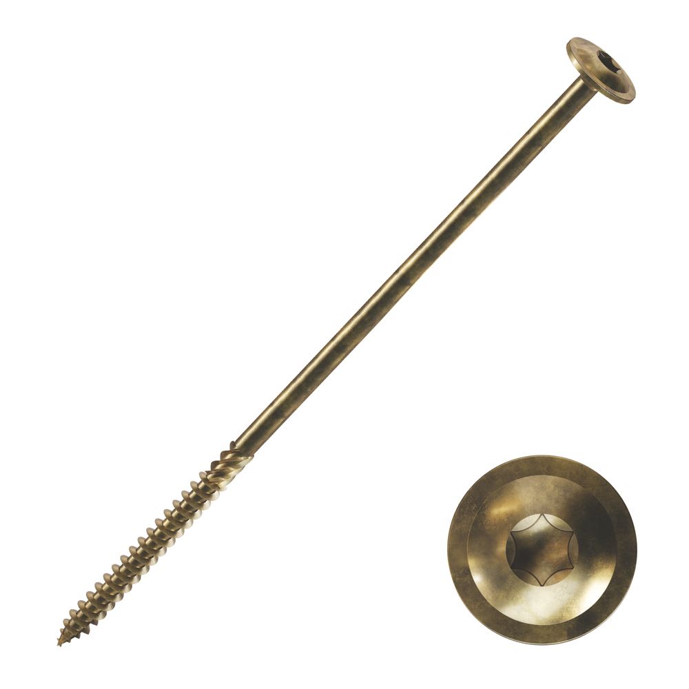 TimbaScrew TX Wafer Thread Cutting Timber Screws 6.7mm x 150mm 200 Pack ...