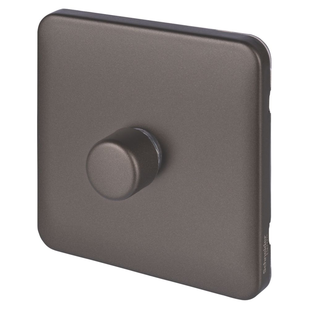 Schneider Electric Lisse Deco 1-Gang 2-Way Dimmer Switch Mocha Bronze ...
