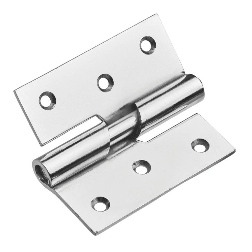Smith & Locke Polished Chrome Rising Butt Hinges RH 75mm x 70.6mm 2 ...