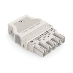 Wago Winsta Midi 25A 5-Way Push-Wire Pluggable Connector - Screwfix