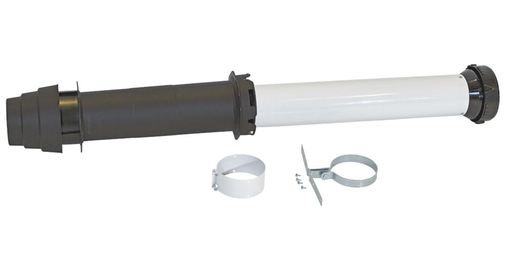 Heatline Vertical Flue Terminal 1000mm - Screwfix