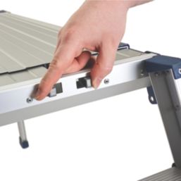 Xtend+Climb Aluminium 690mm x 1.48m Folding Work Platform - Screwfix