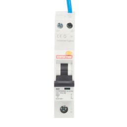 Contactum Defender 25A 30mA Type A SP B Curve Compact RCBO - Screwfix