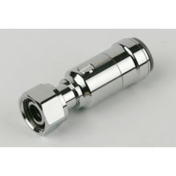 JG Speedfit Straight Service Valve with Tap Connector 15mm × 1⁄2″ Brass ...