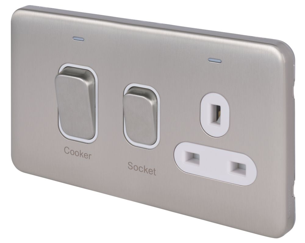 Cooker Switches with Sockets | Switches & Sockets | Screwfix.com