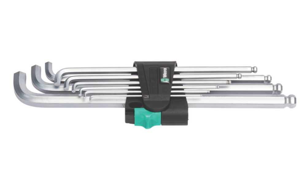 Wera 950/9 Hex-Plus 4 Metric L-Key Set 9 Pcs - Screwfix
