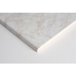 Splashwall Himalayan Marble Postformed Bathroom Wall Panel Matt Beige 2420mm x 1200mm x 10mm ...