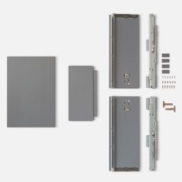 Essentials Soto Deep Drawer Box Matt Grey 400mm - Screwfix