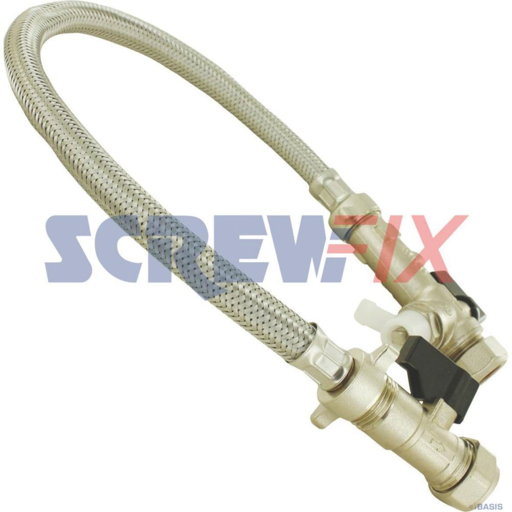 Baxi 5106144 FILLING LOOP C/W DOUBLE CV - Screwfix