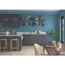 Dulux Easycare 2.5Ltr Stonewashed Blue Matt Emulsion Kitchen Paint ...