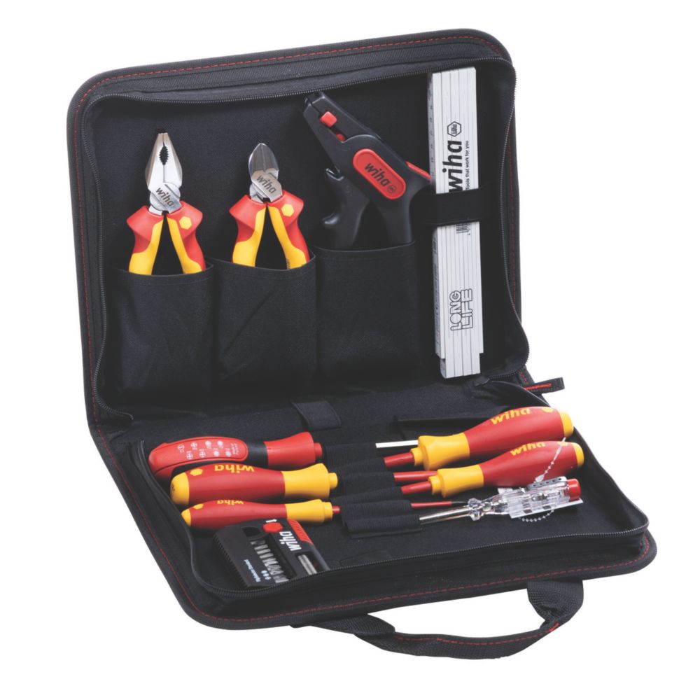 Wiha VDE Tool Set with Pouch 32 Pieces - Screwfix
