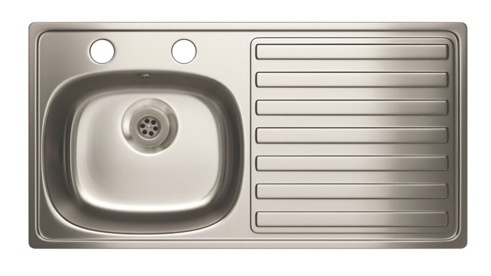 1 Bowl Stainless Steel Sinks | Kitchens | Screwfix.com