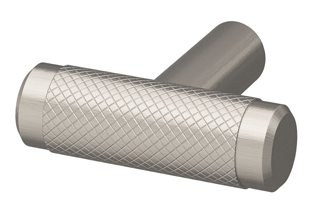 Smith & Locke Damgan Cabinet Knob Satin Nickel 12mm - Screwfix