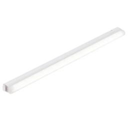 Saxby Sleek Linear LED Strip Gloss White 8W 800lm - Screwfix