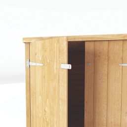 Mercia Value 6' x 4' (Nominal) Pent Timber Bike Store - Screwfix