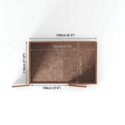 Mercia Value 6' x 4' (Nominal) Pent Timber Bike Store - Screwfix