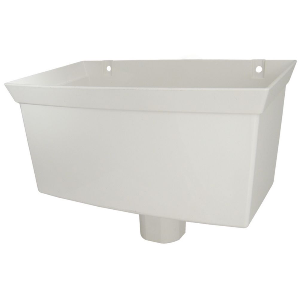 FloPlast Universal Hopper 65-68mm White | Square Line Guttering ...