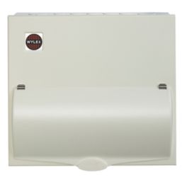 Wylex 13-Module 5-Way Part-Populated Dual RCD Consumer Unit with SPD ...