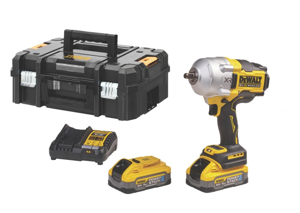 DEWALT DCF961H2T-GB 18V 2 x 5.0Ah Li-Ion PowerStack Brushless Cordless ...