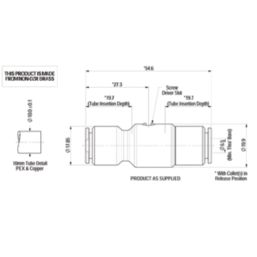 JG Speedfit Isolating Valve 15mm - Screwfix