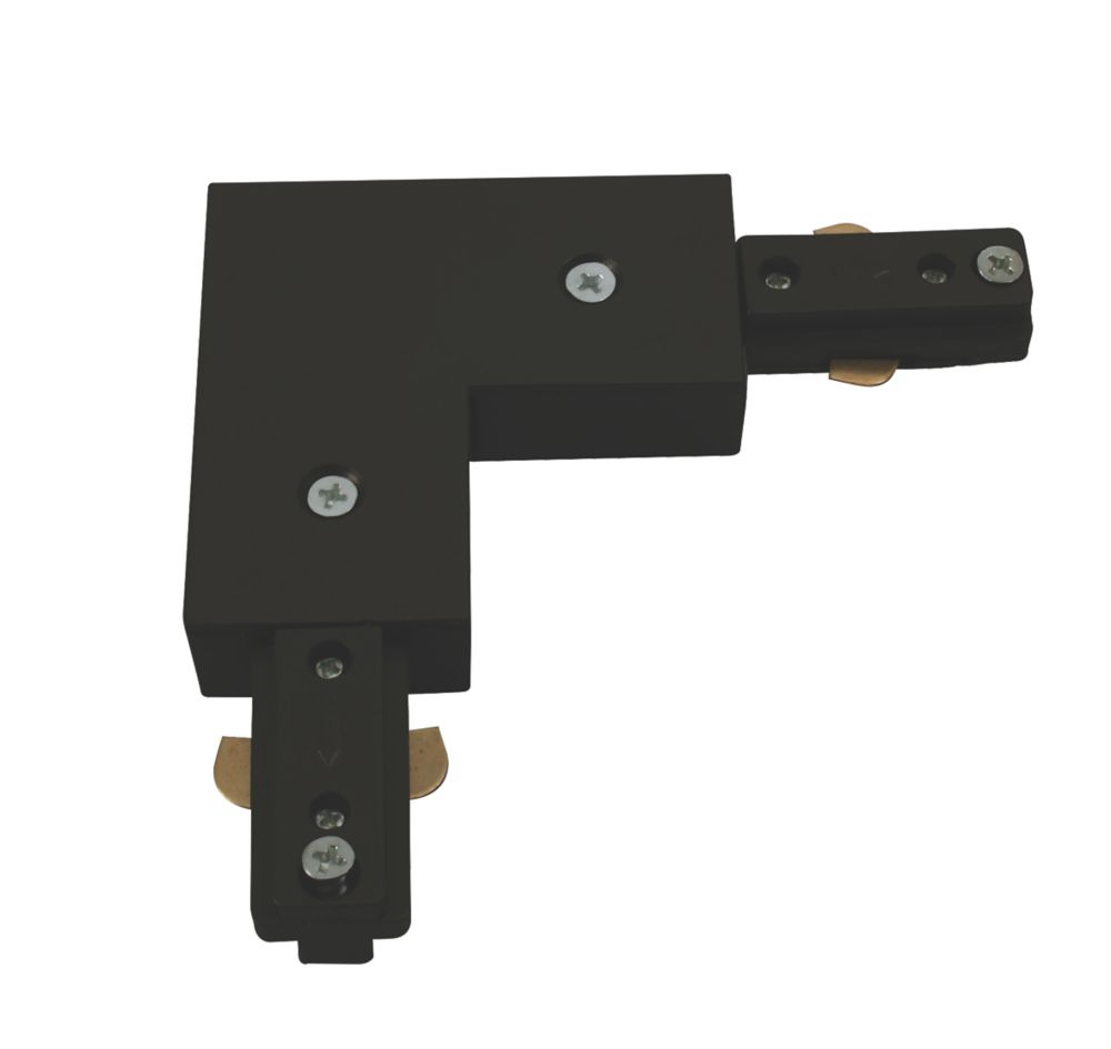 Knightsbridge 1-Circuit Right Angle Connector Black - Screwfix Knightsbridge 1-Circuit Right Angle Connector Black - Screwfix