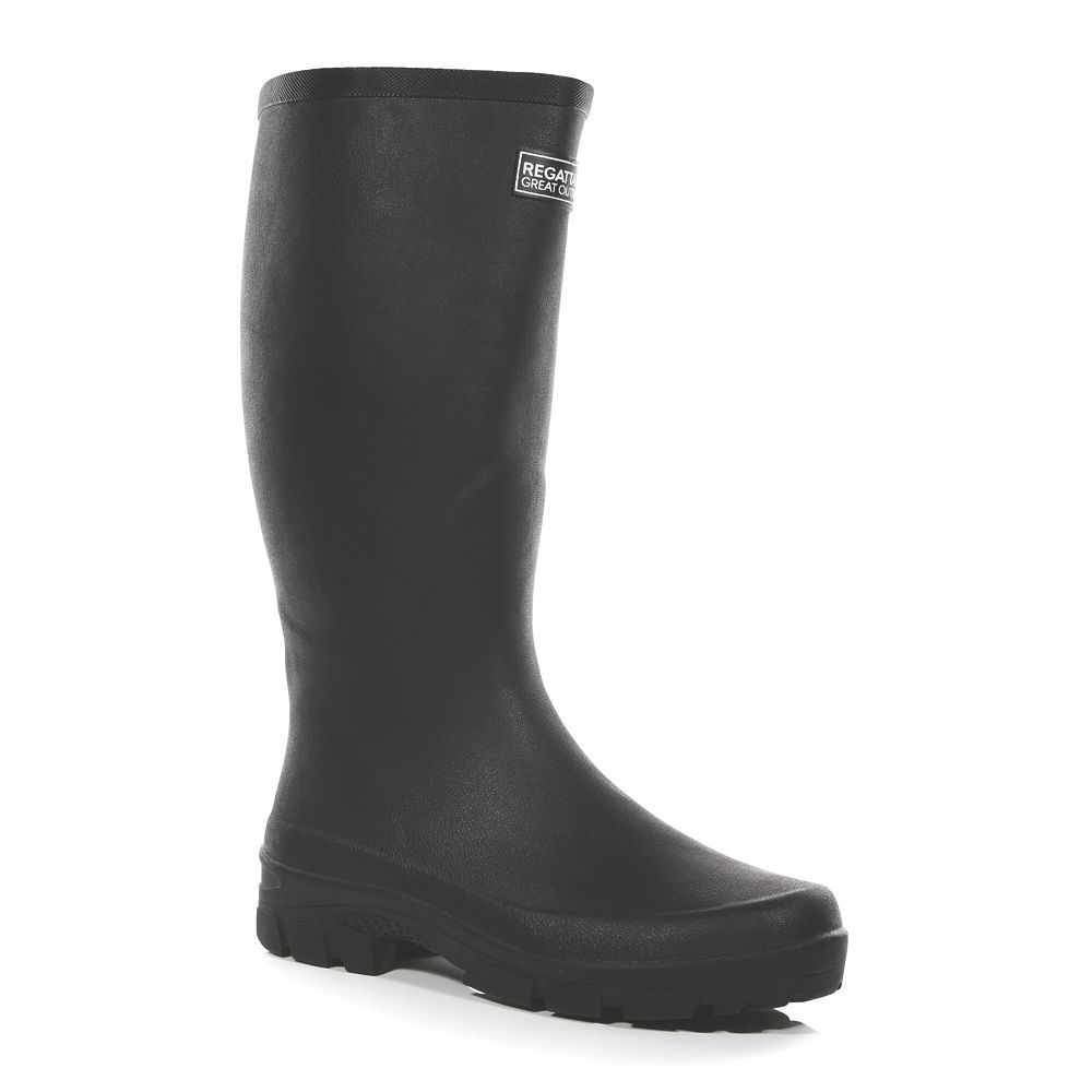 Regatta Mumford II Size 8 Black Non Safety Wellies - Screwfix