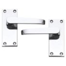 Polished Chrome Door Handles | Door Furniture | Screwfix