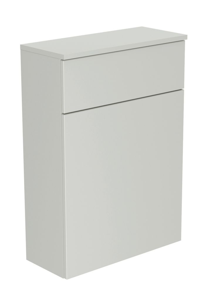 Newland Floorstanding Toilet Unit Pearl Grey Matt 600mm x 260mm x 850mm ...