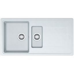 Refurb Franke Titan 1.5 Bowl Tectonite Sink White Reversible 970mm x ...