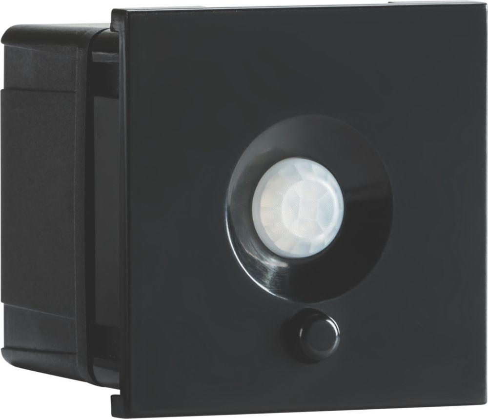 Knightsbridge Modular Black PIR Sensor Module with Override 120° - Screwfix
