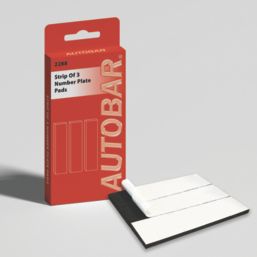 Autobar Double-Sided Adhesive Foam Pads 9.5cm x 2.5cm 3 Pack - Screwfix