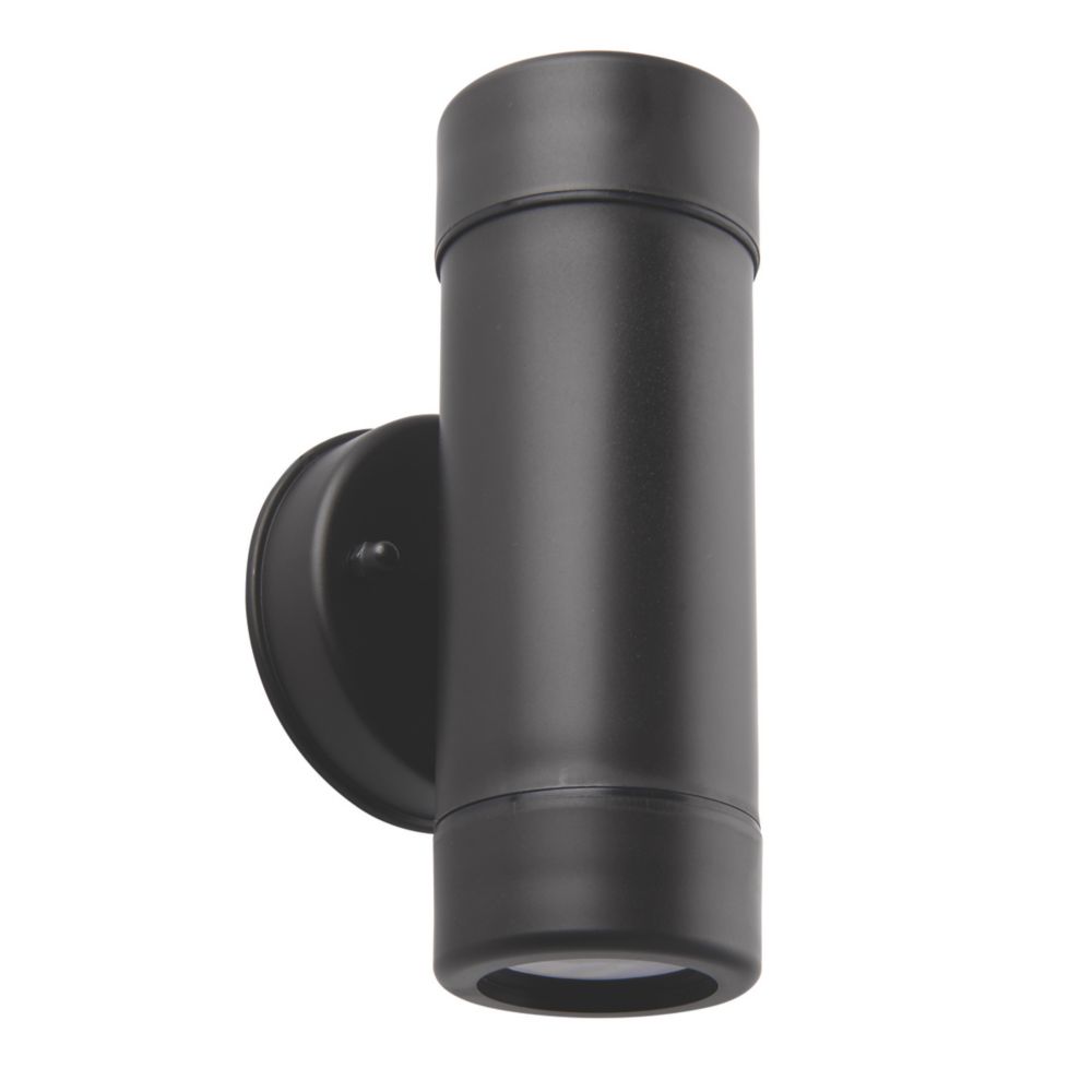 Saxby Icarus Outdoor 2-Light Wall Lamp Black - Screwfix