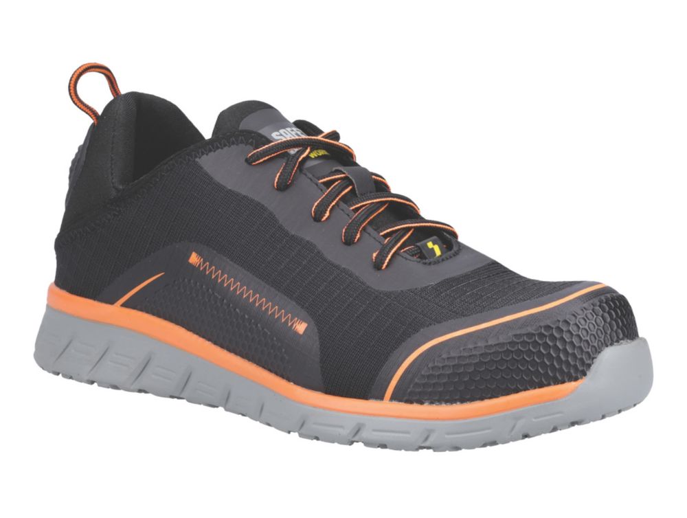 Safety Jogger Ligero2 S1P Low Size 11 Orange Safety Trainers - Screwfix