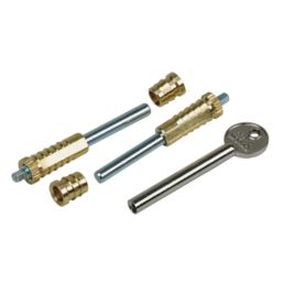 ERA Window Sash Locks Brass 6 Pack - Screwfix