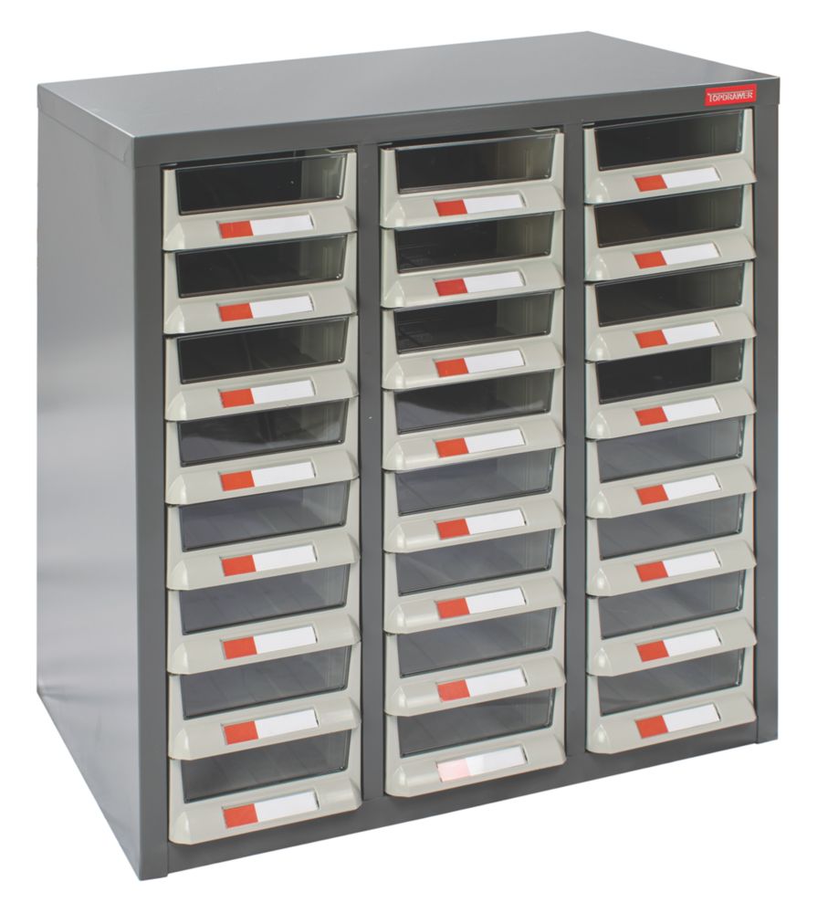 Barton Drawer Cabinet 586mm x 290mm x 640mm - Screwfix