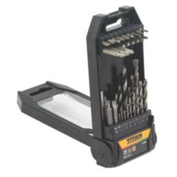Titan Multi-Material Drill & Screwdriver Bits 40 Piece Set - Screwfix