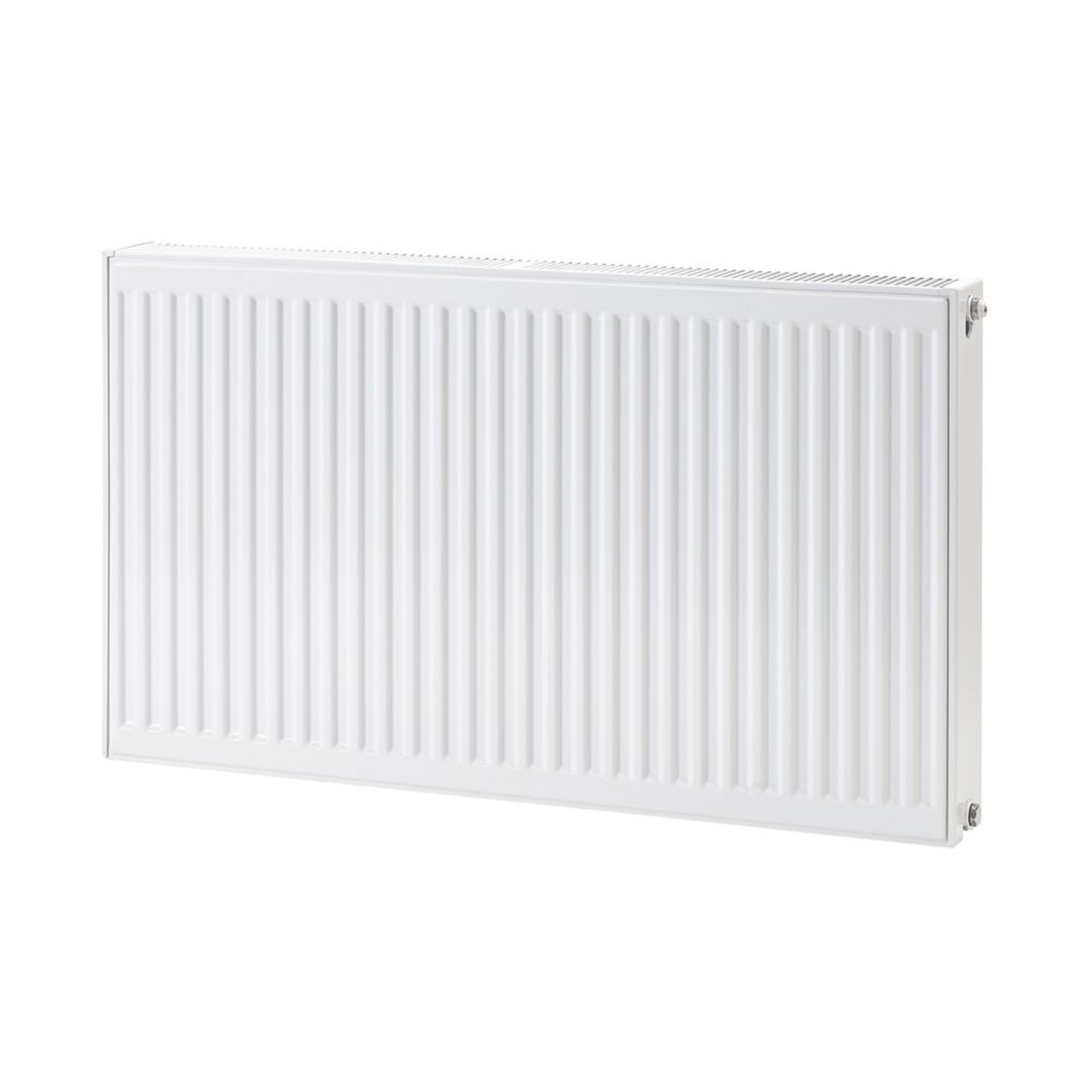 Flomasta 600mm x 1000mm 5832BTU White Type 22 Convector Radiator - Screwfix