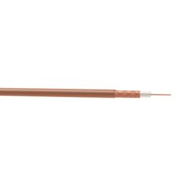 Time GT100 Brown 1-Core Round Coaxial Cable 25m Drum - Screwfix