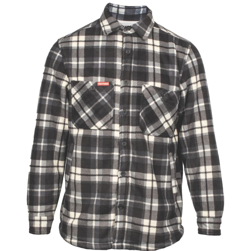 Hard Yakka Sherpa Jacket Jackets Grey Large 40" Chest - Screwfix