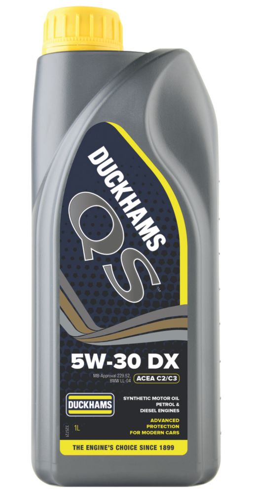 Duckhams QS 5W-30 DX Engine Oil 1Ltr - Screwfix