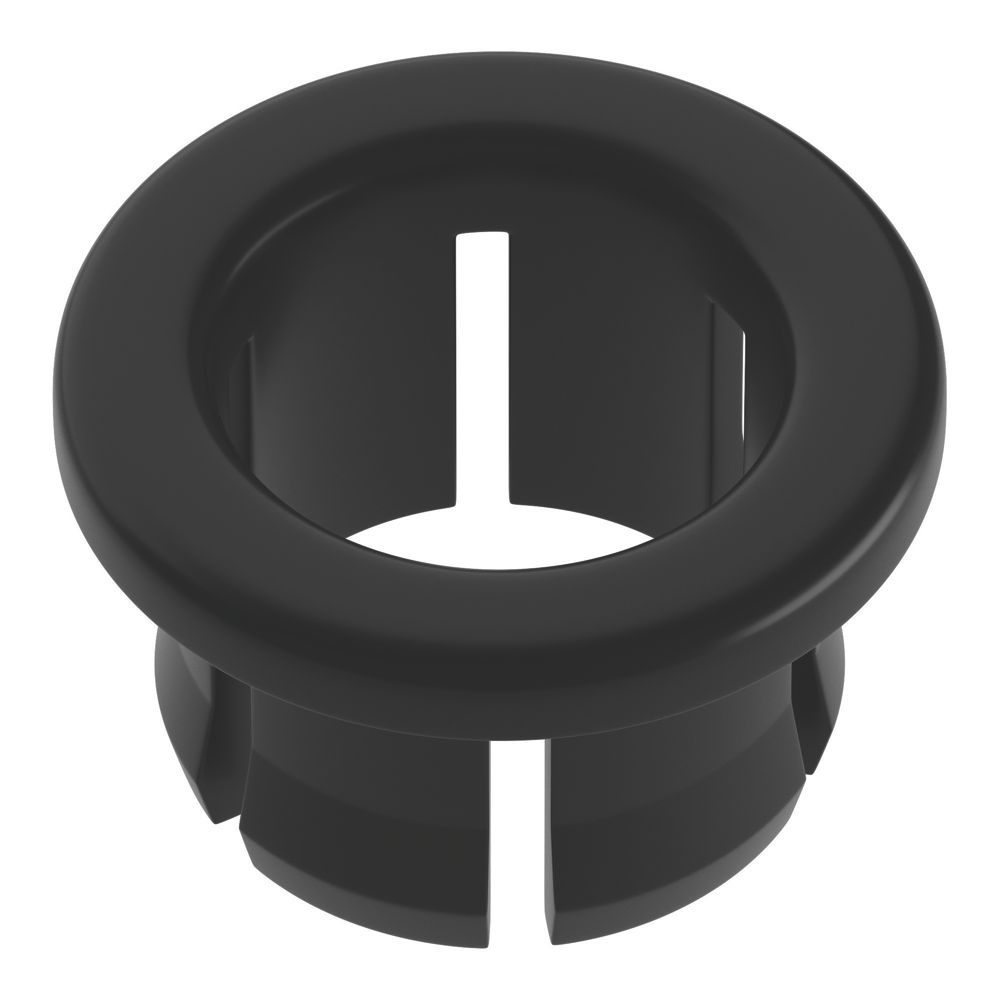 Black Basin Overflow Ring 22mm - Screwfix