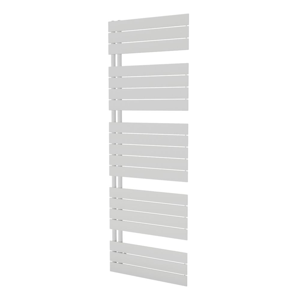 Ximax 1720mm x 600mm 3444BTU White Flat Designer Towel Radiator - Screwfix
