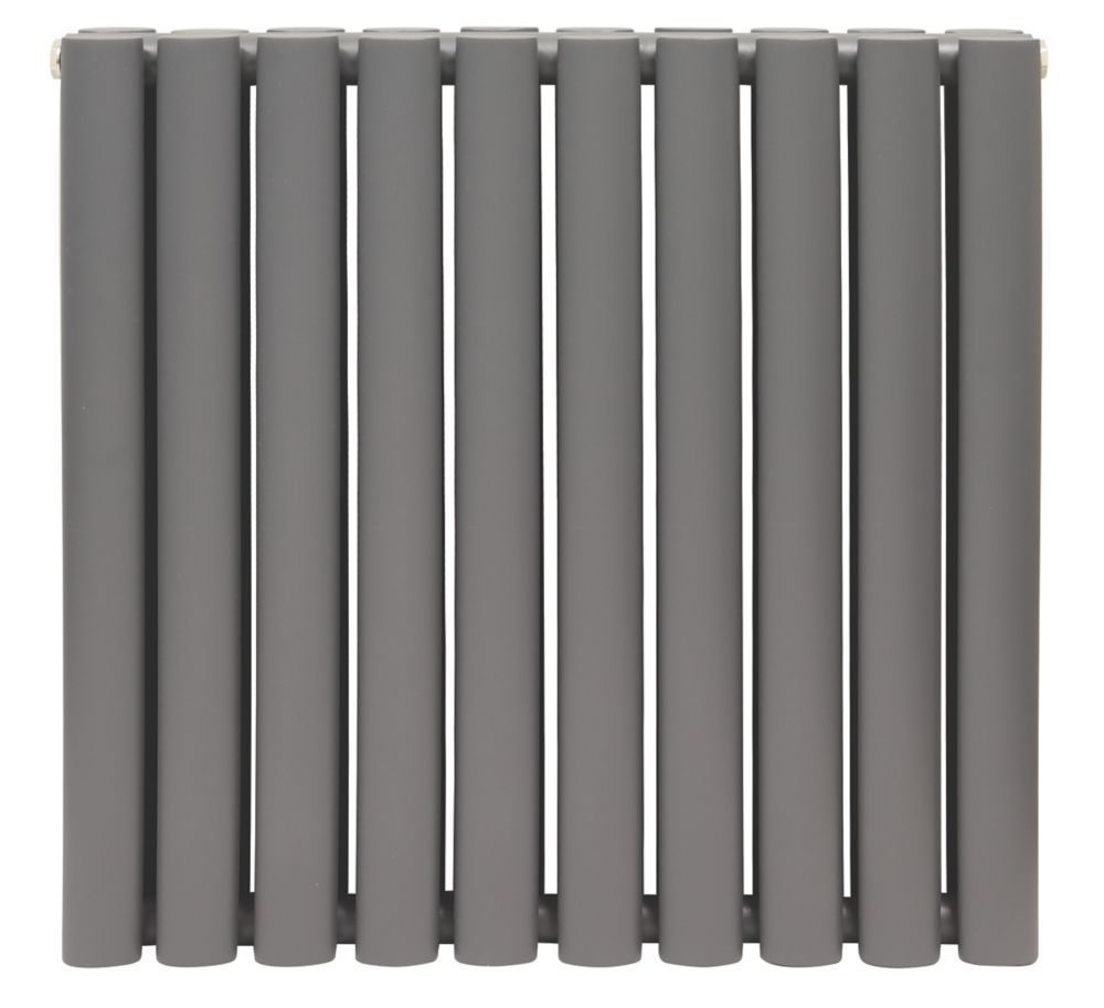 Towelrads Dorney 600mm x 592mm 1042BTU Anthracite Vertical Designer ...