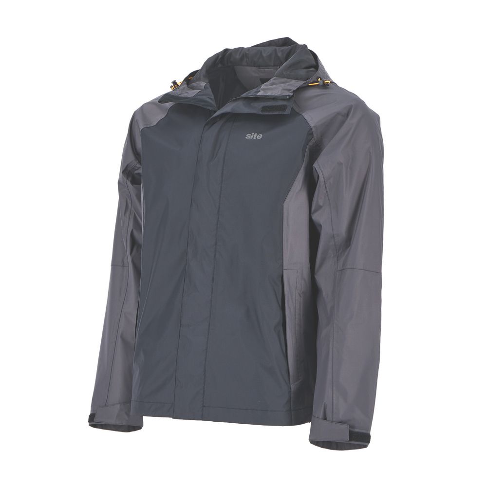 Site Orser Waterproof Jacket Grey / Black 2X Large Size 57" Chest ...
