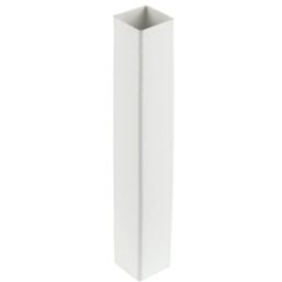 FloPlast Square Downpipes White 65mm x 2.5m 6 Pack - Screwfix