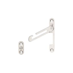 Mila Window Restrictor Brushed Stainless Steel 100mm - Screwfix