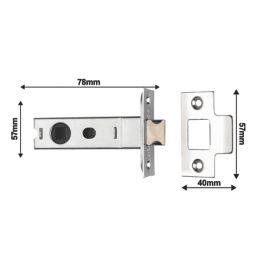 Carlisle Brass Tavira Door Handle Pair Satin Nickel - Screwfix