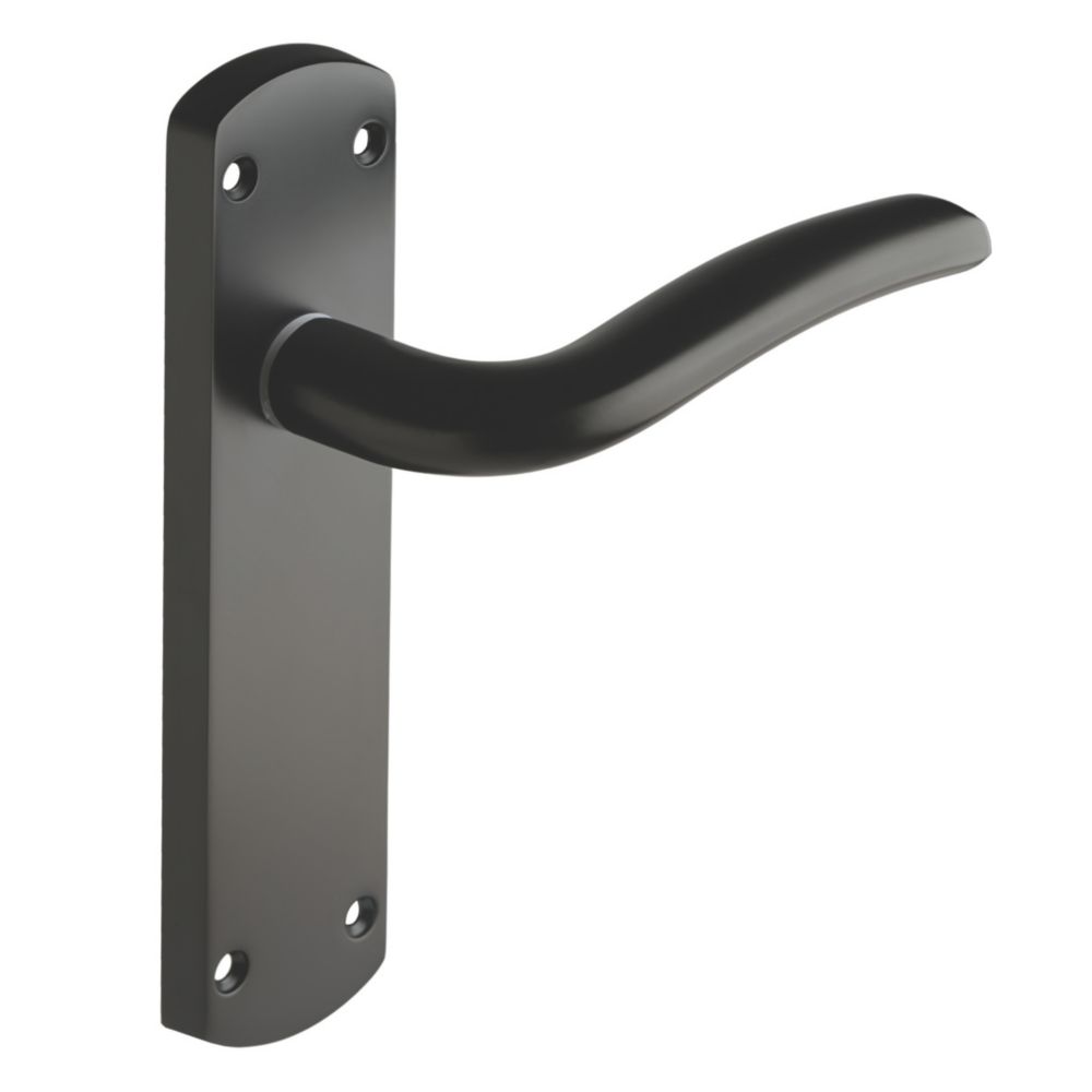 Designer Levers Goodrich Fire Rated Latch Lever Door Handle Pair Matt ...