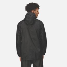 Regatta Stormbreak Waterproof Shell Jacket Black X Large Size 43.5 ...