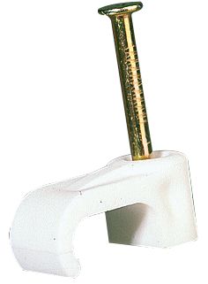 Tower Cable Clips | Cable & Cable Management | Screwfix.com